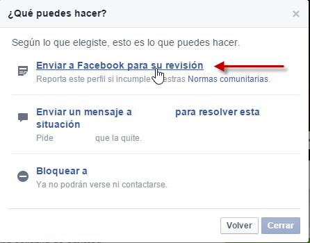Cómo reportar o bloquear perfiles y páginas en Facebook
