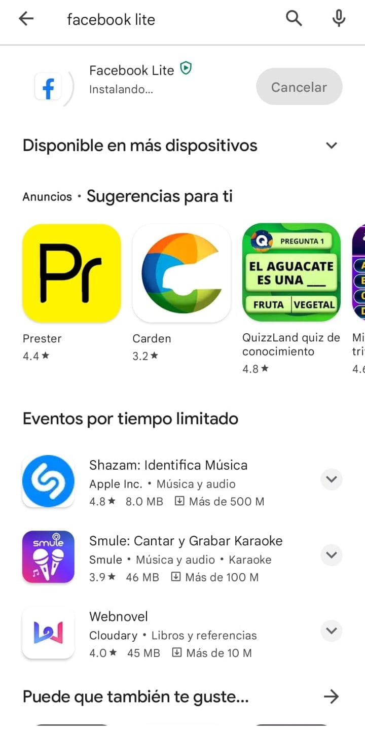 Instalar Facebook lite en tu celular – Protección Online